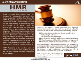 Company Profile HMR Philippines | PDF