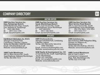 Company Profile HMR Philippines | PDF