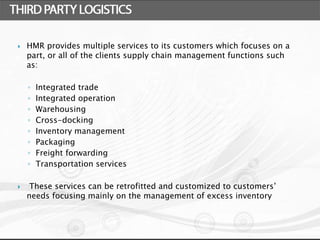 Company Profile HMR Philippines | PDF