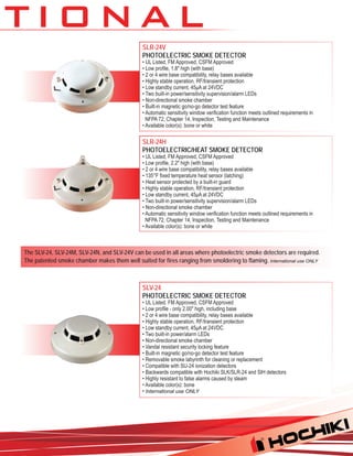 2015 Hochiki Product Catalog_Reduced | PDF