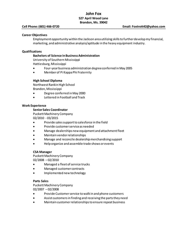 Johnnie Resume 2015 | DOCX