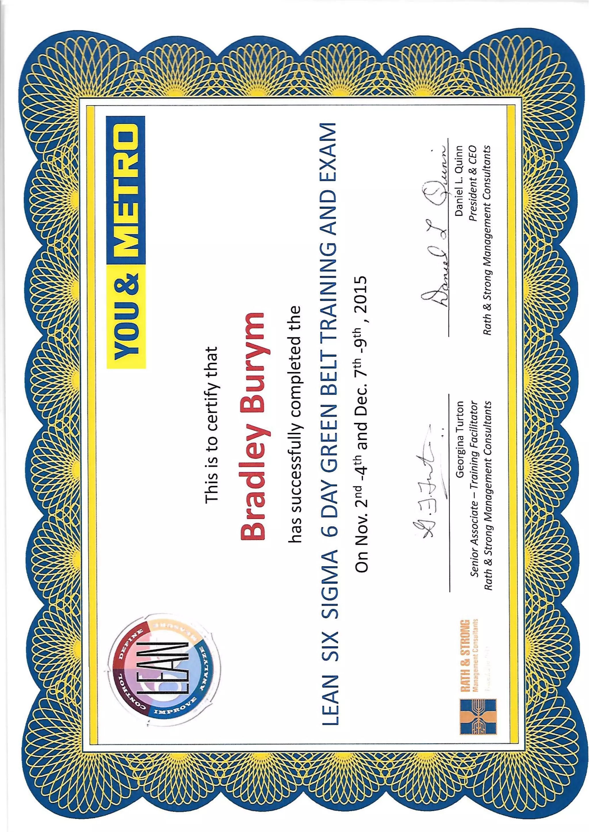 Six Sigma Green Belt Exam | PDF