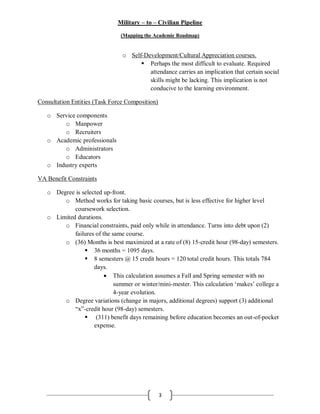 8 Military to Civilian Mapping of the Map | PDF