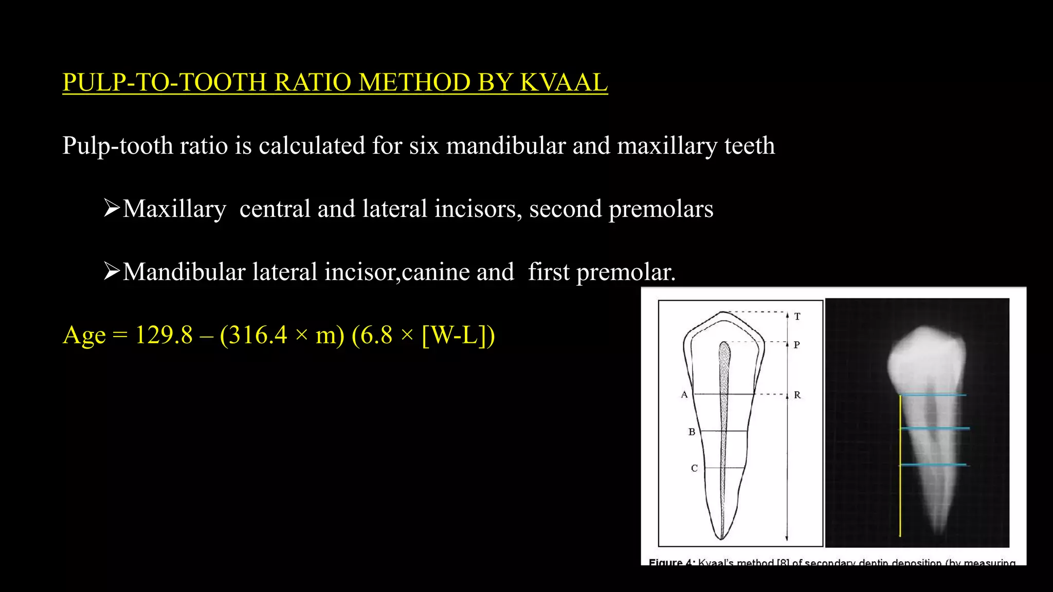 AGE ESTIMATION IN FORENSICS | PPTX