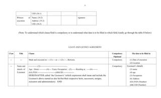7 agrrement of leave and lic | PPT