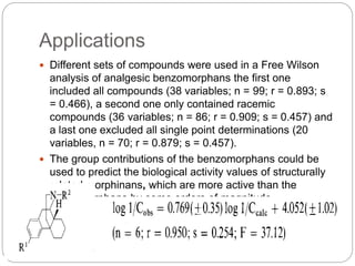 Hansch and Free-Wilson QSAR Models | PPTX