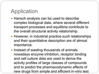 Hansch and Free-Wilson QSAR Models | PPTX