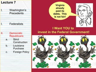 Lecture 7 on Early Republic | PPT