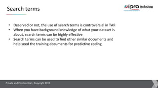 Alternative uses for TAR | PPT