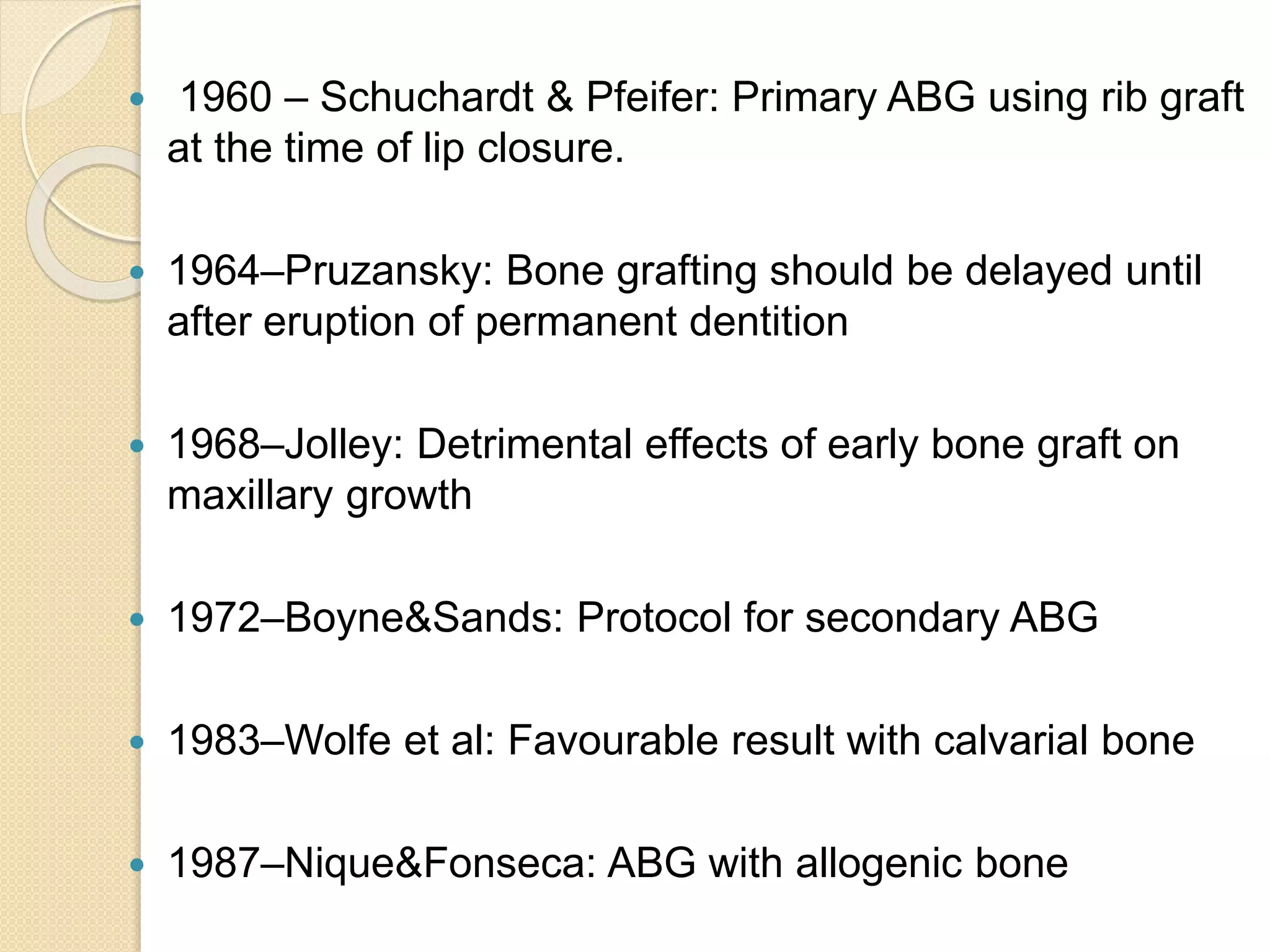 alveolar bone grafting | PPTX