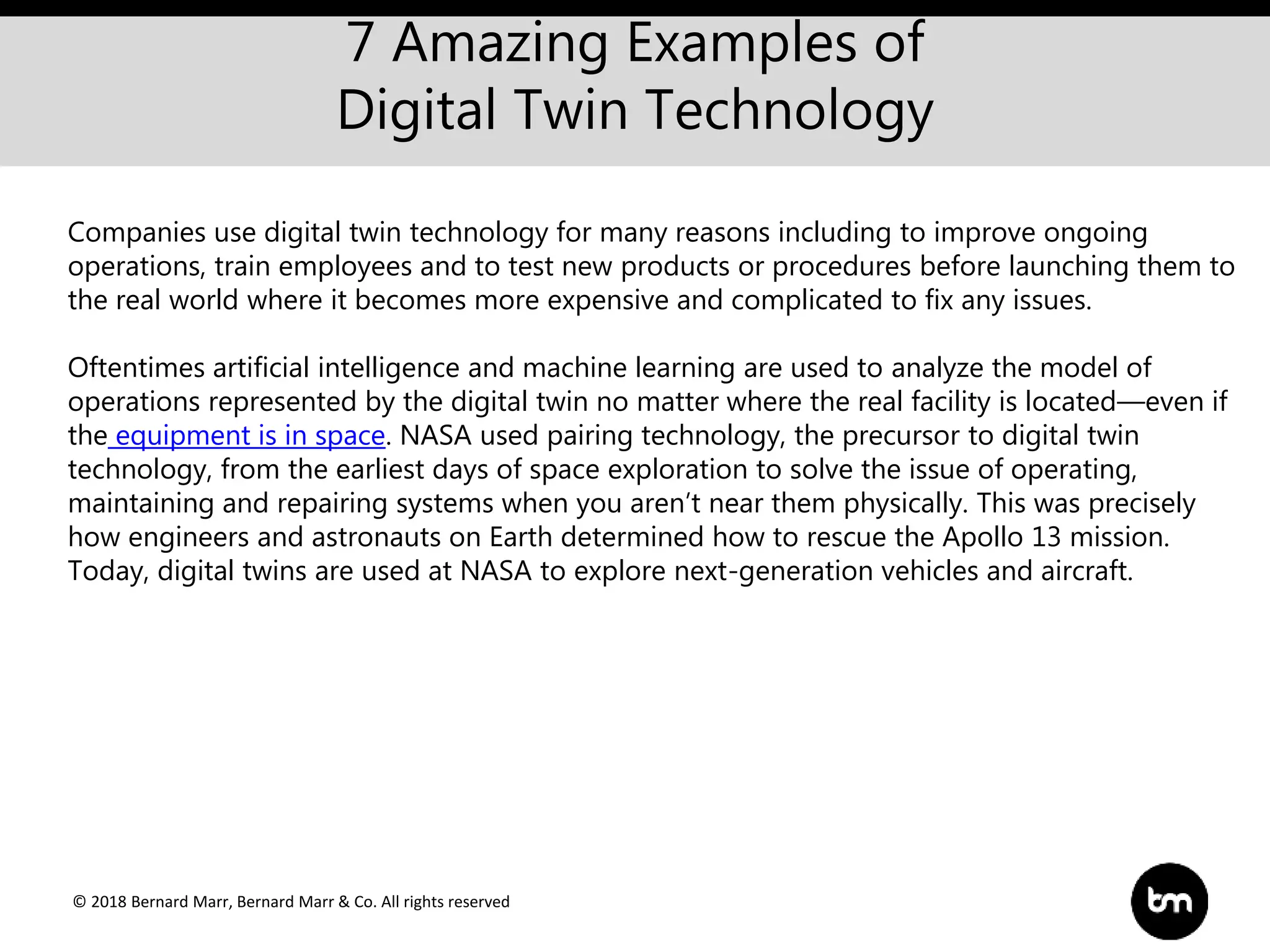 7 Amazing Examples of Digital Twin Technology In Practice | PPTX