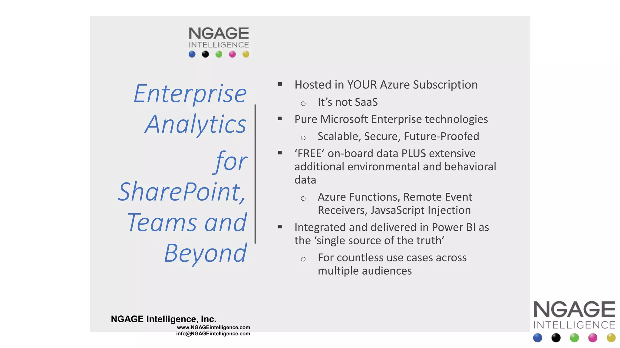Microsoft Office 365 Analytics Reports and Dashboards for SharePoint ...