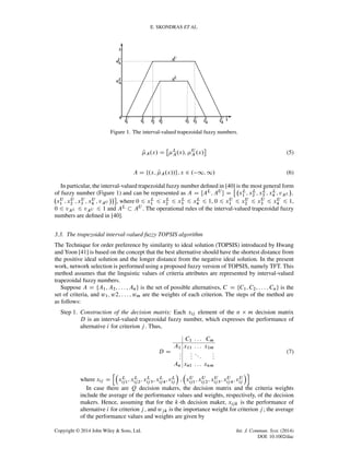 An analytic network process and trapezoidal interval-valued fuzzy technique for order preference ...