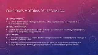 7 anatomía y fisiología de la secreción gástrica | PPTX