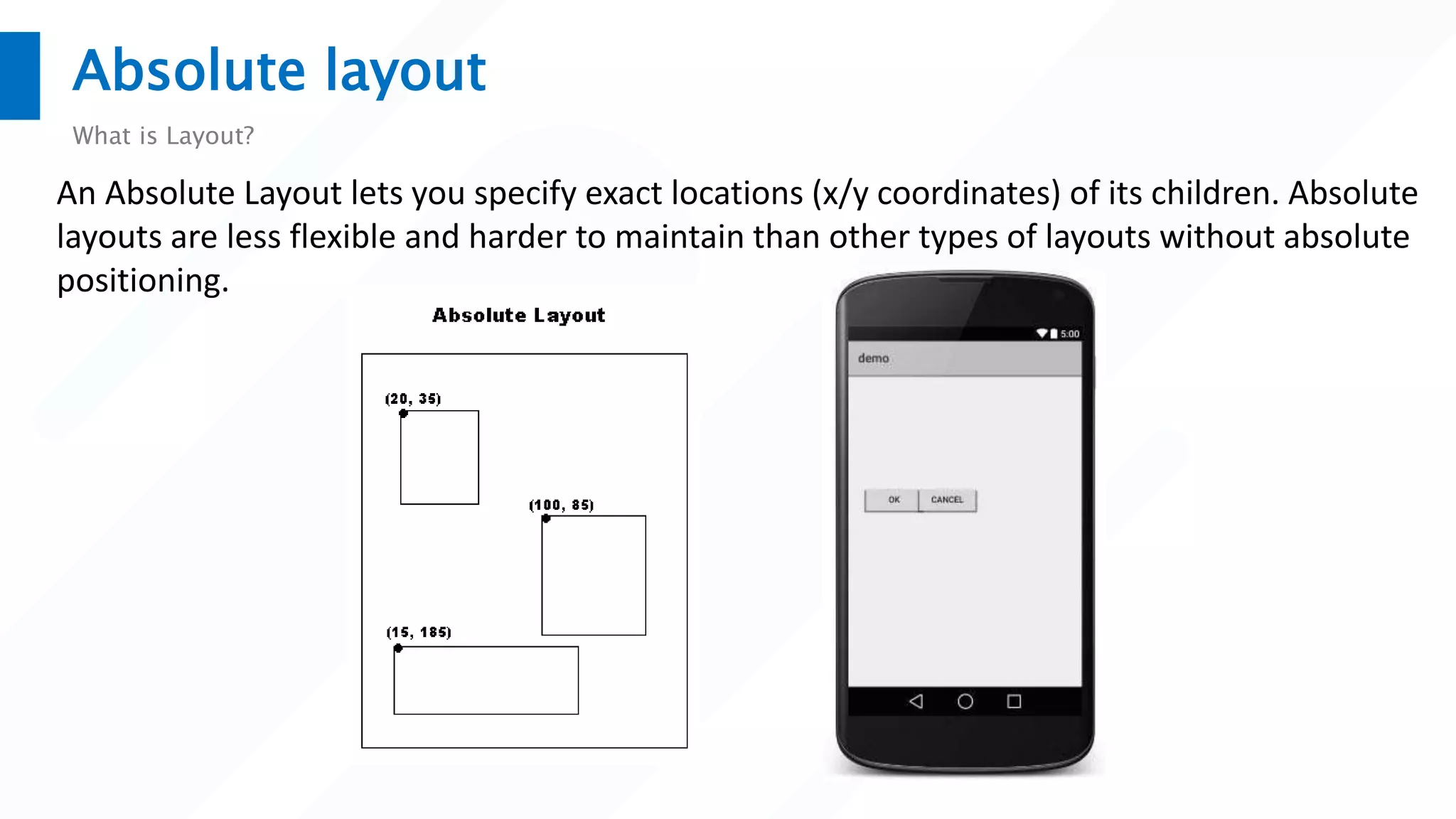 #7 Android Layouts.pptx | Computing | Technology & Computing