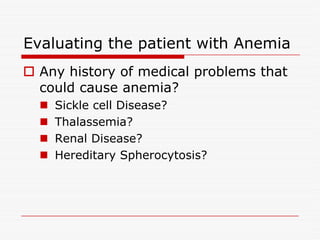 7 Anemia full lecture notes for preparing exam | PDF