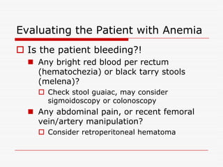 7 Anemia full lecture notes for preparing exam | PDF