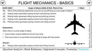 Angle of Attack | Q & A | Question Analysis | Flight Mechanics | GATE ...