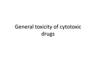 Anticancer drugs 1 introduction and classification | PPTX