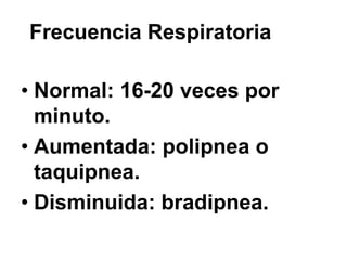 Aparato respiratorio, neumología, semiología ppt | PPT