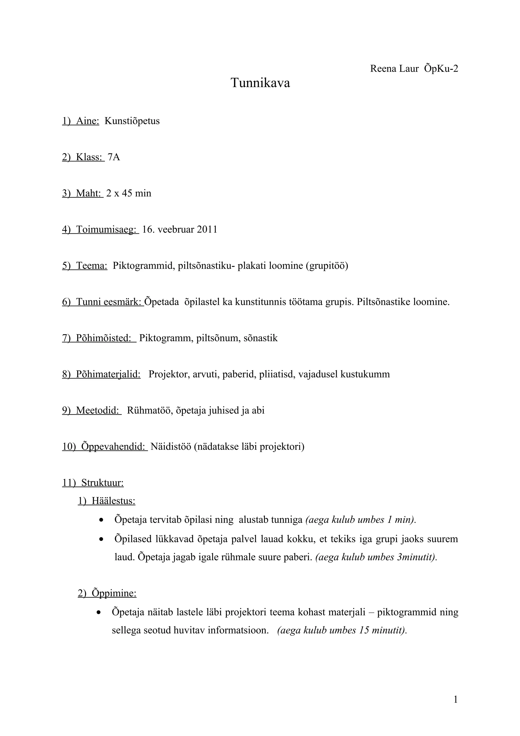 7 a , piktogrammid, piltsõnastiku plakati loomine 16. veeb | DOC