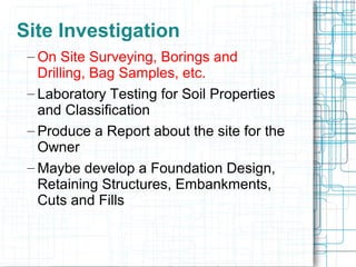 7 applications in geotechnical engineering | PPT