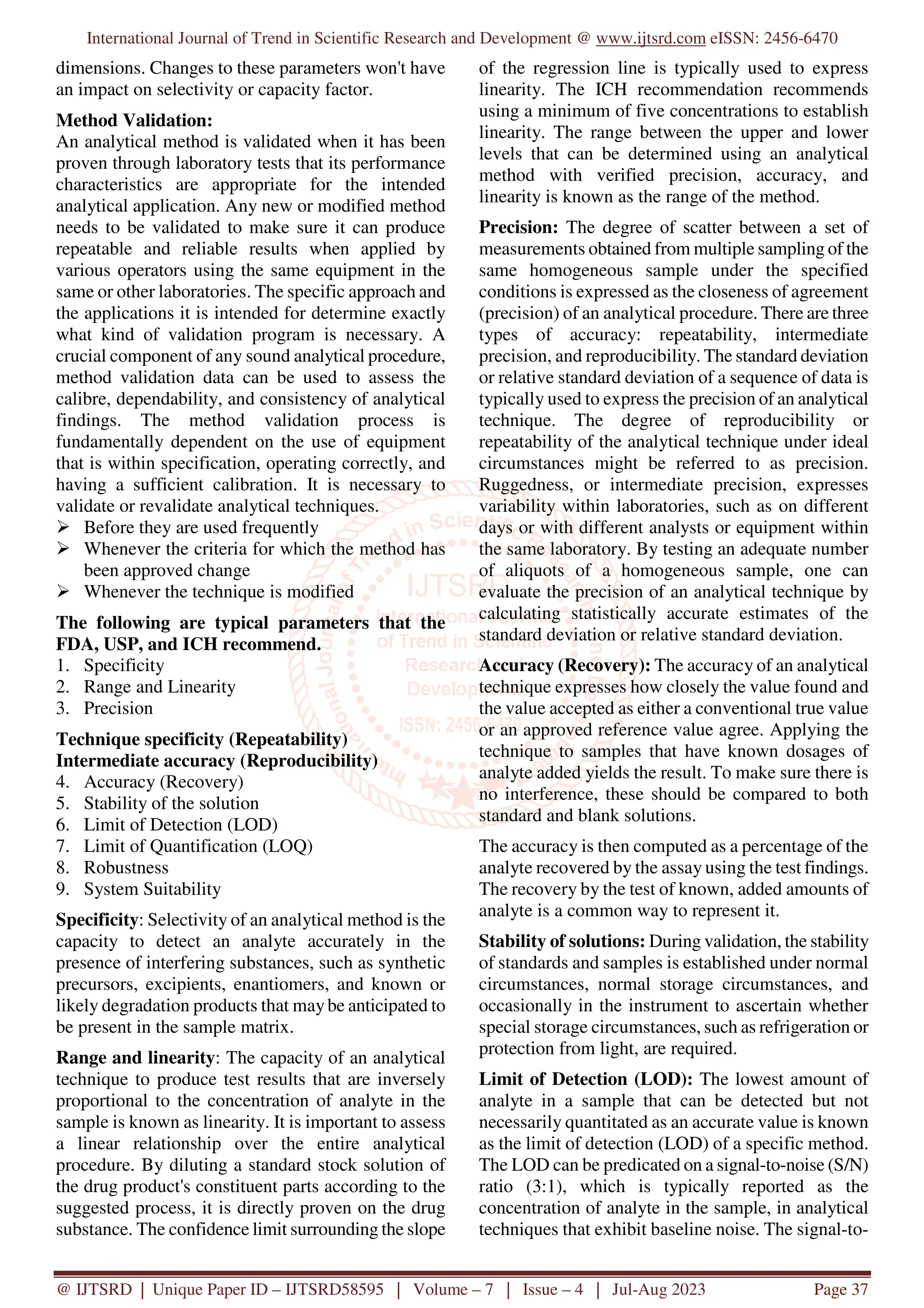 A Review HPLC Method Development and Validation | PDF