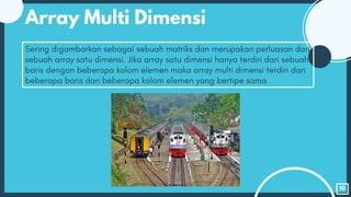Dasar-Dasar Pemrograman - 7 Array | PPT