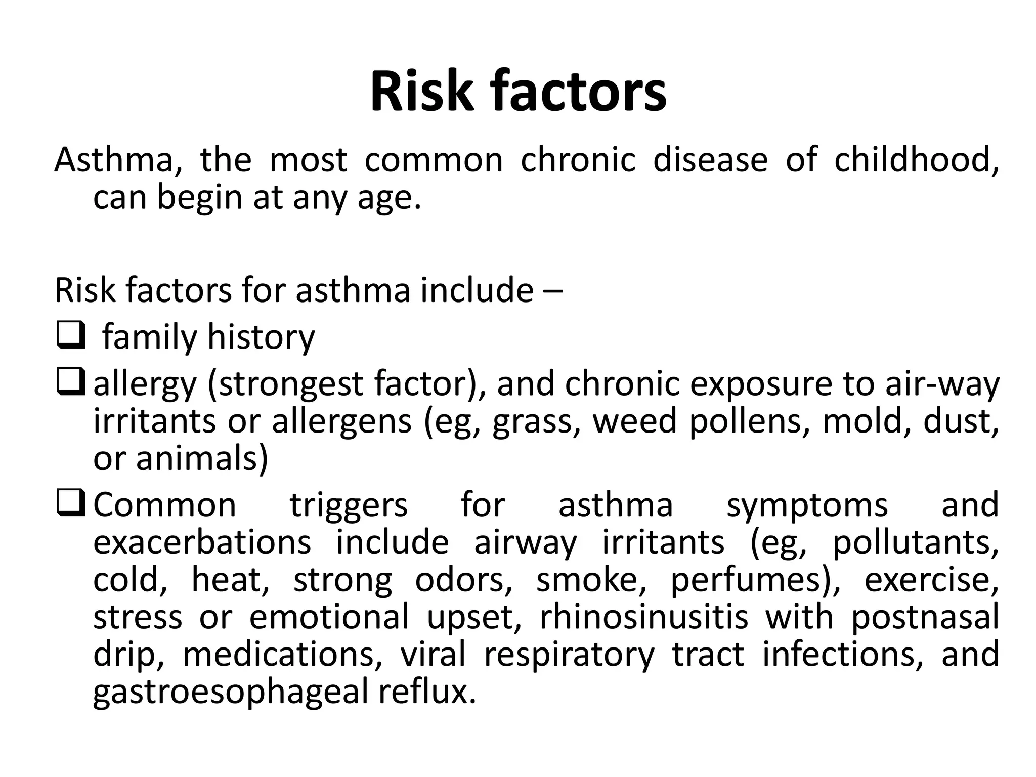 Asthma- Easy PPT for Nursing Students | PDF