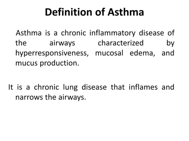 Asthma- Easy PPT for Nursing Students | PDF