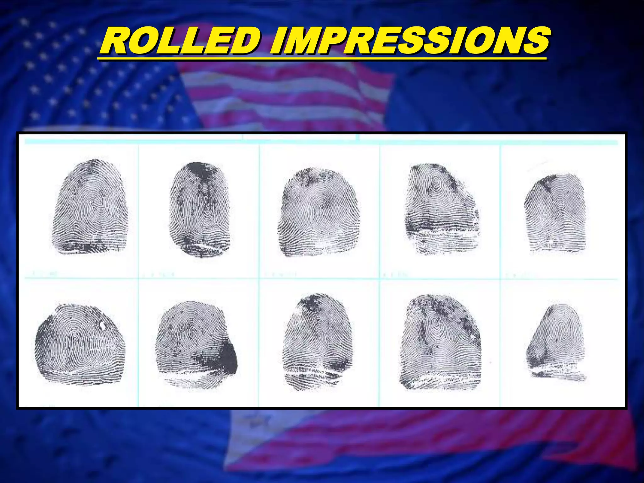 Taking Legible Fingerprints | PPTX