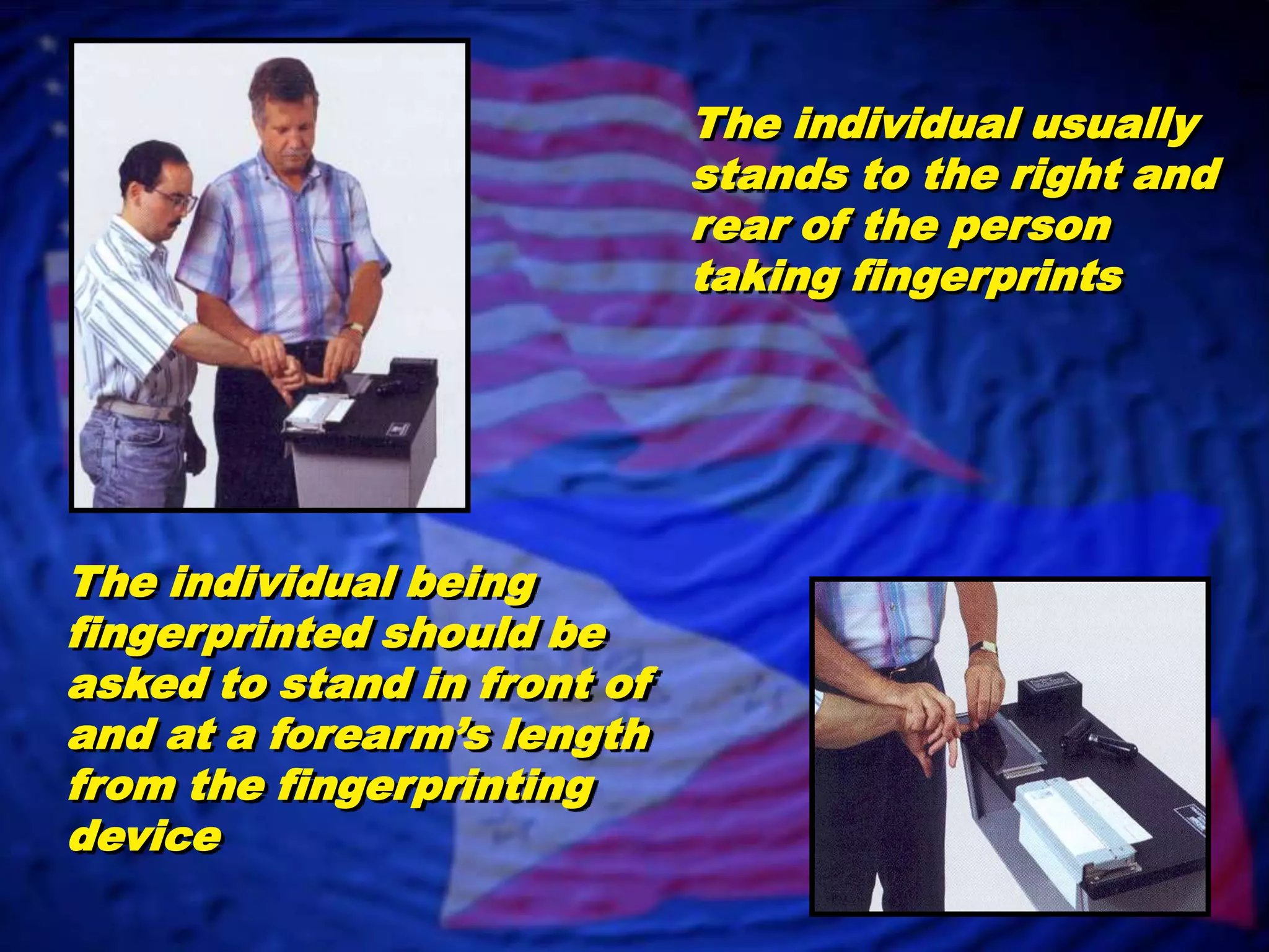 Taking Legible Fingerprints | PPTX