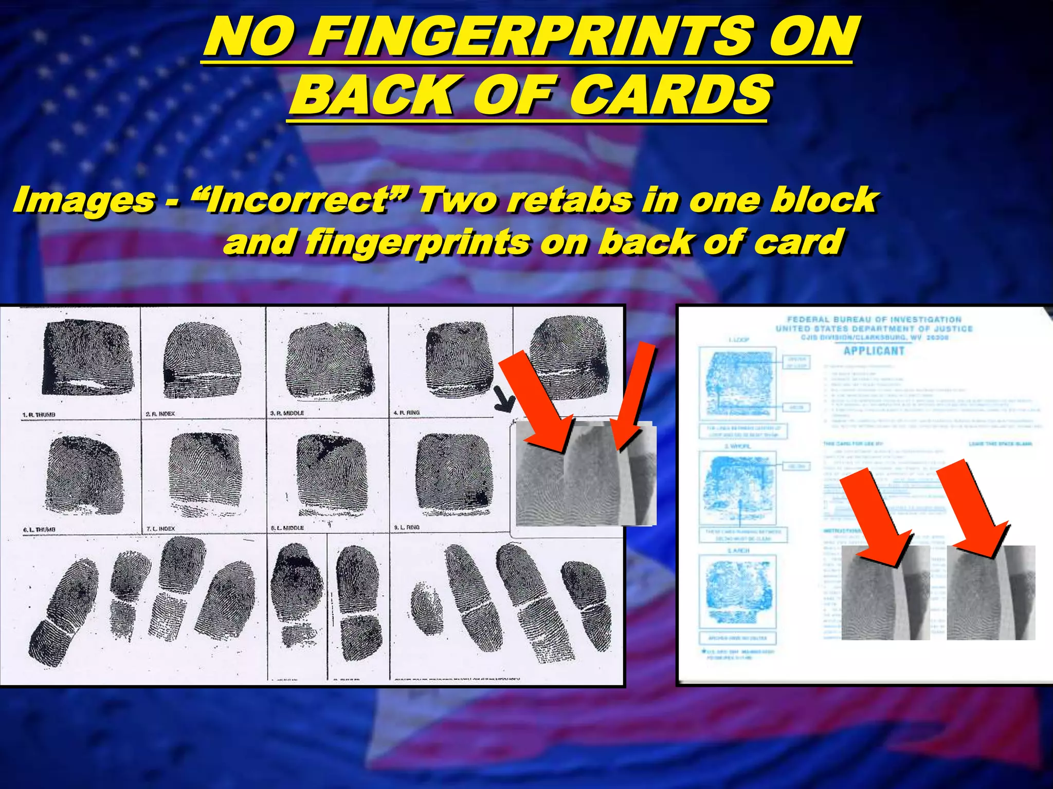Taking Legible Fingerprints | PPTX
