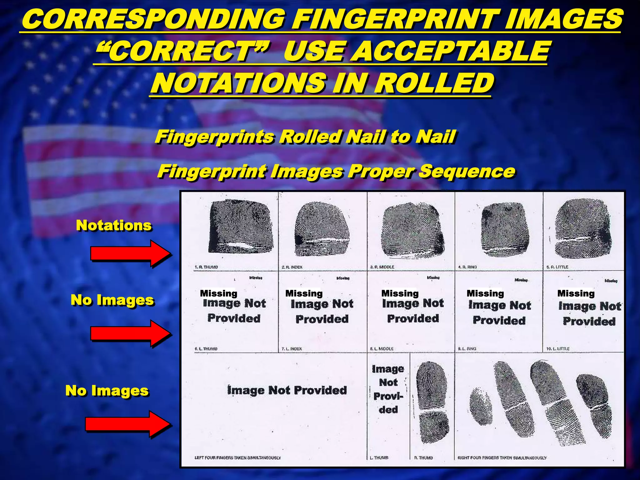 Taking Legible Fingerprints | PPTX