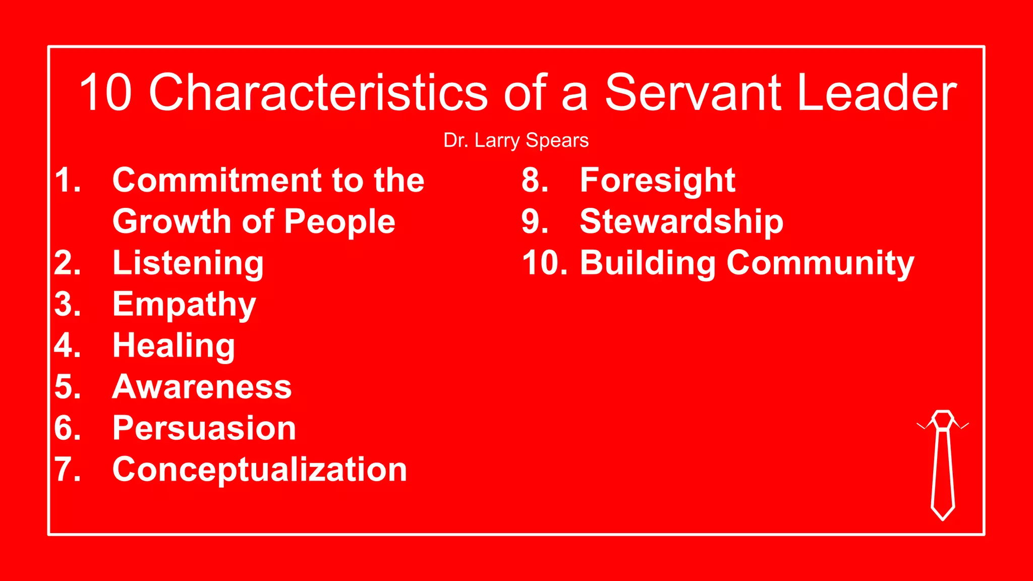 7 Dimensions of servant leadership | PPTX