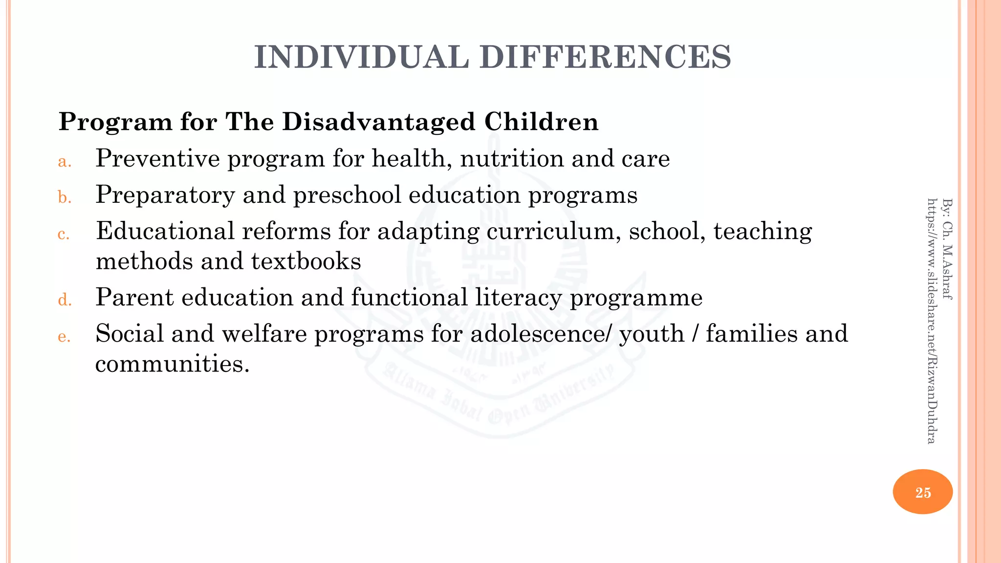 INDIVIDUAL DIFFERENCES | PDF
