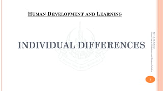 INDIVIDUAL DIFFERENCES | PDF