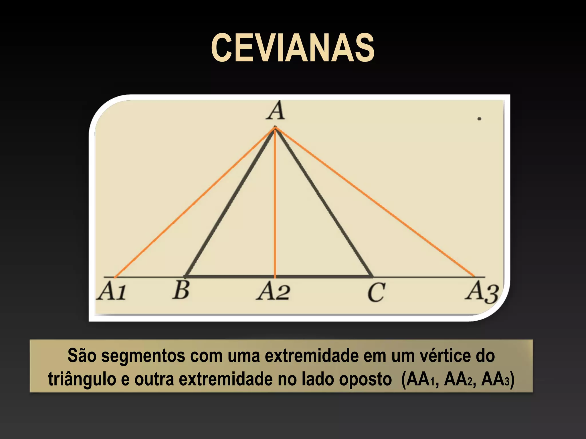 7º aula pontos notáveis do triângulo-cevianas | PPT
