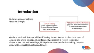 7 automated visual testing tools for you | PPT