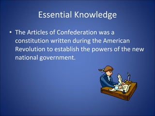 7a weaknesses of articles of confederation | PPT