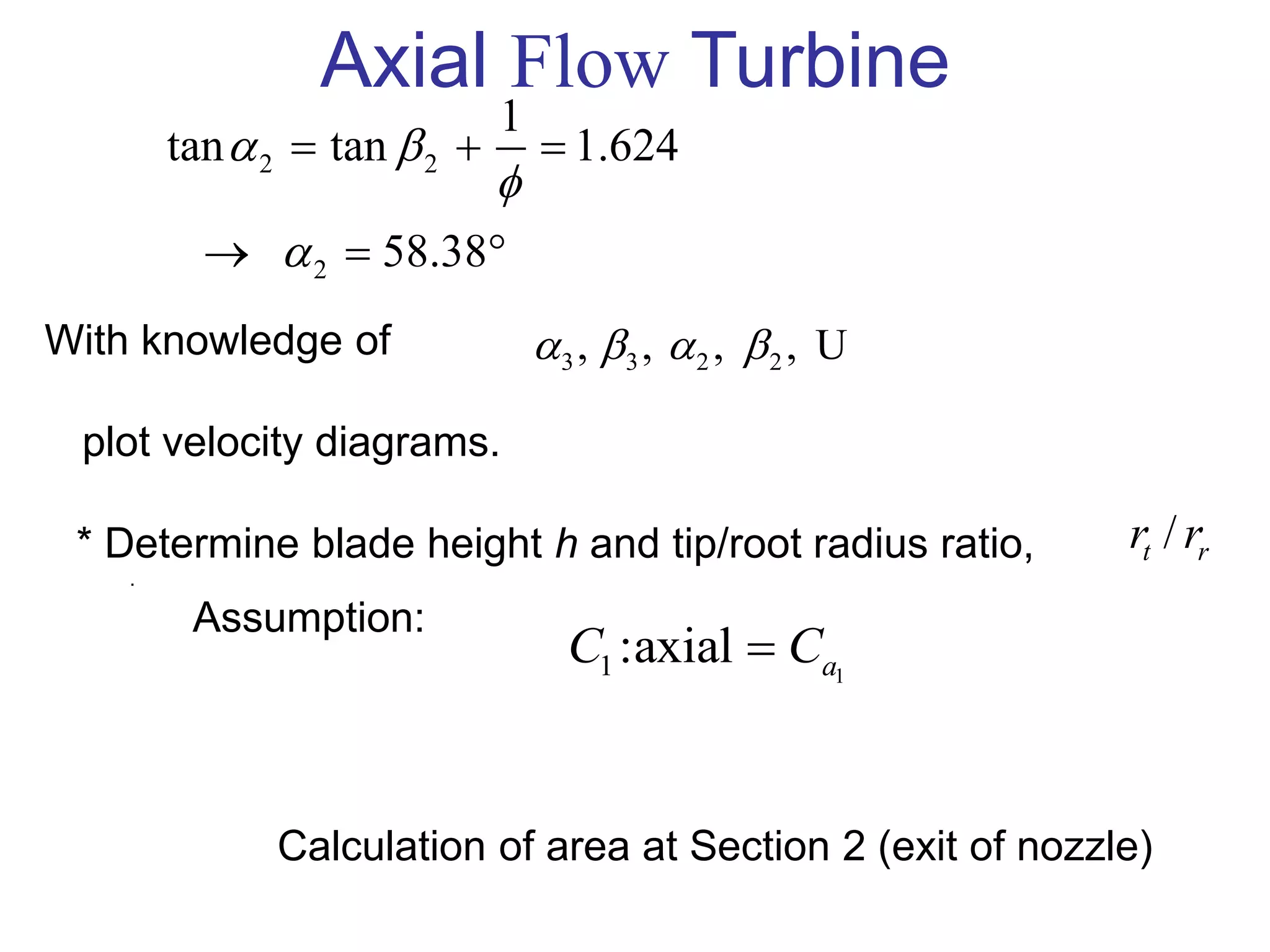 Axial Flow Turbine Ppt Physics Science