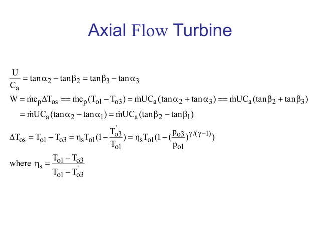 Axial Flow Turbine.ppt | Physics | Science