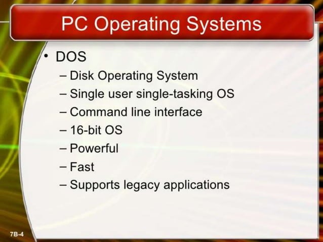 chapter 7b peter norton Survey of PC and Network Operating System | PPT