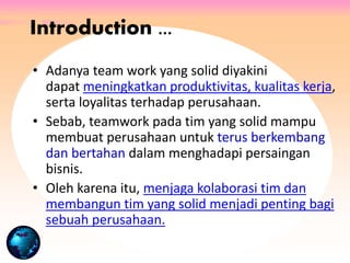 Menciptakan Relationship dan Team Work yang Efektif _Training ...