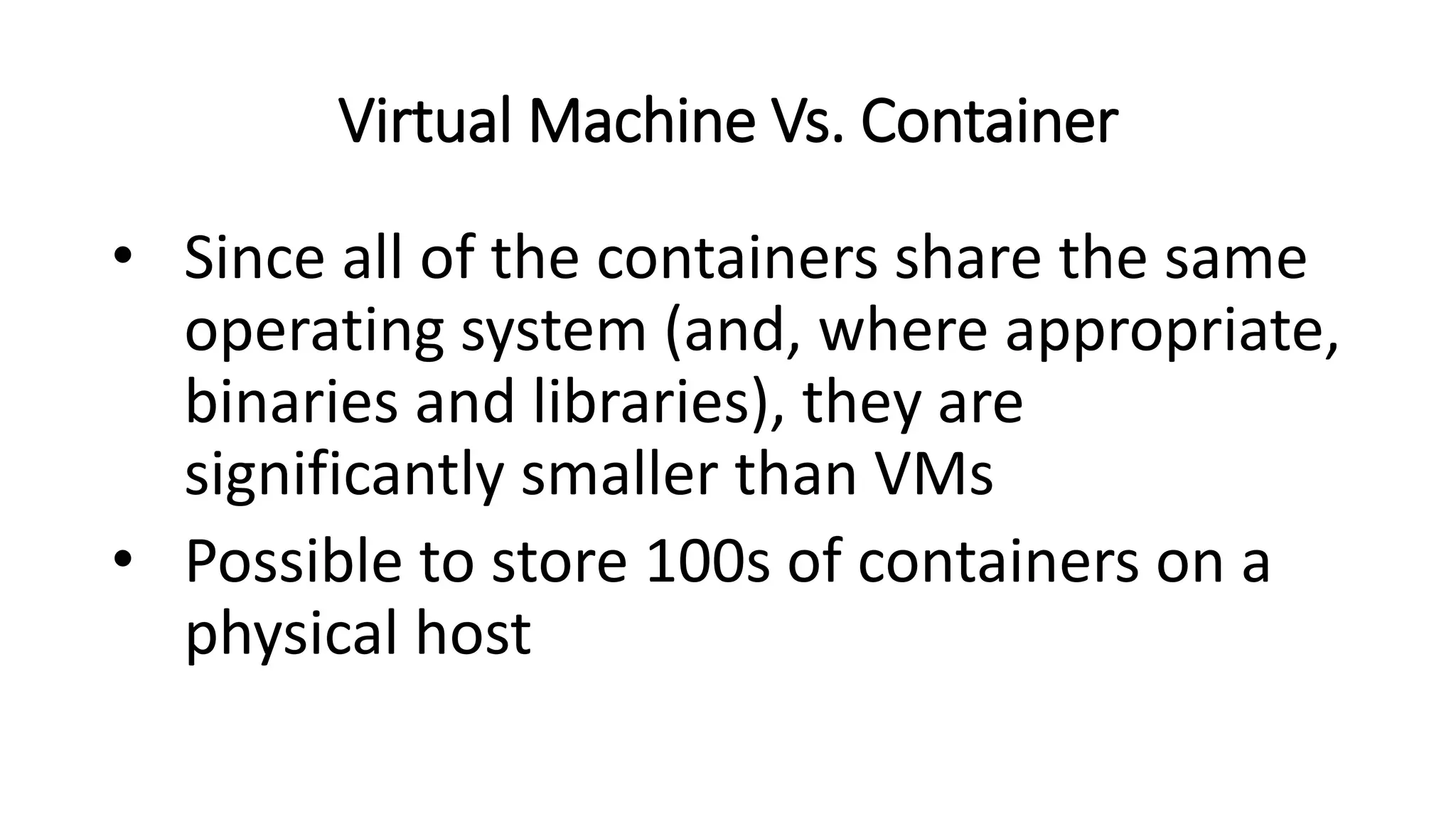 Containers And Docker Ppt 