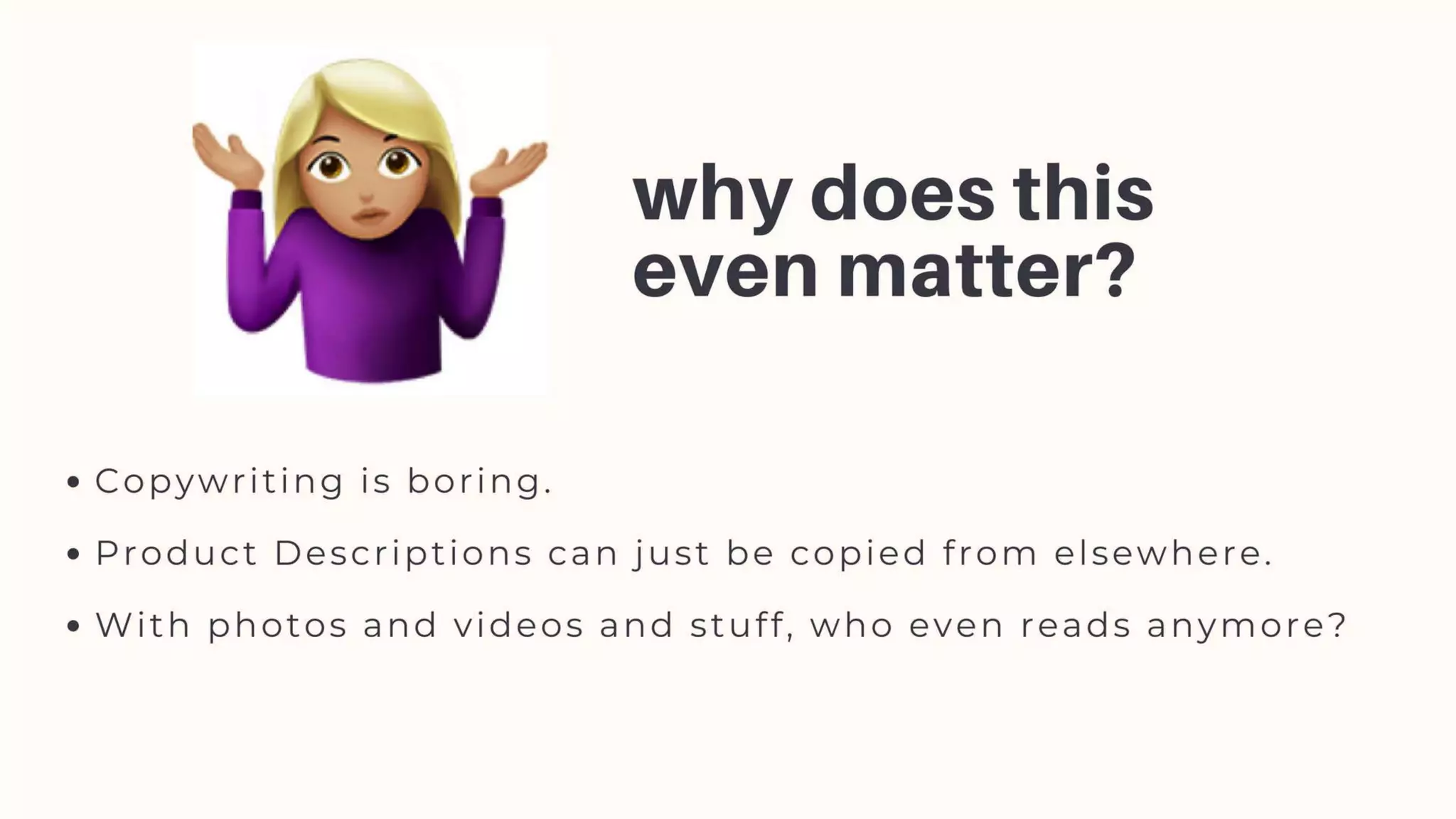 “I Want That!” How To Write E-Commerce Product Descriptions | PPTX