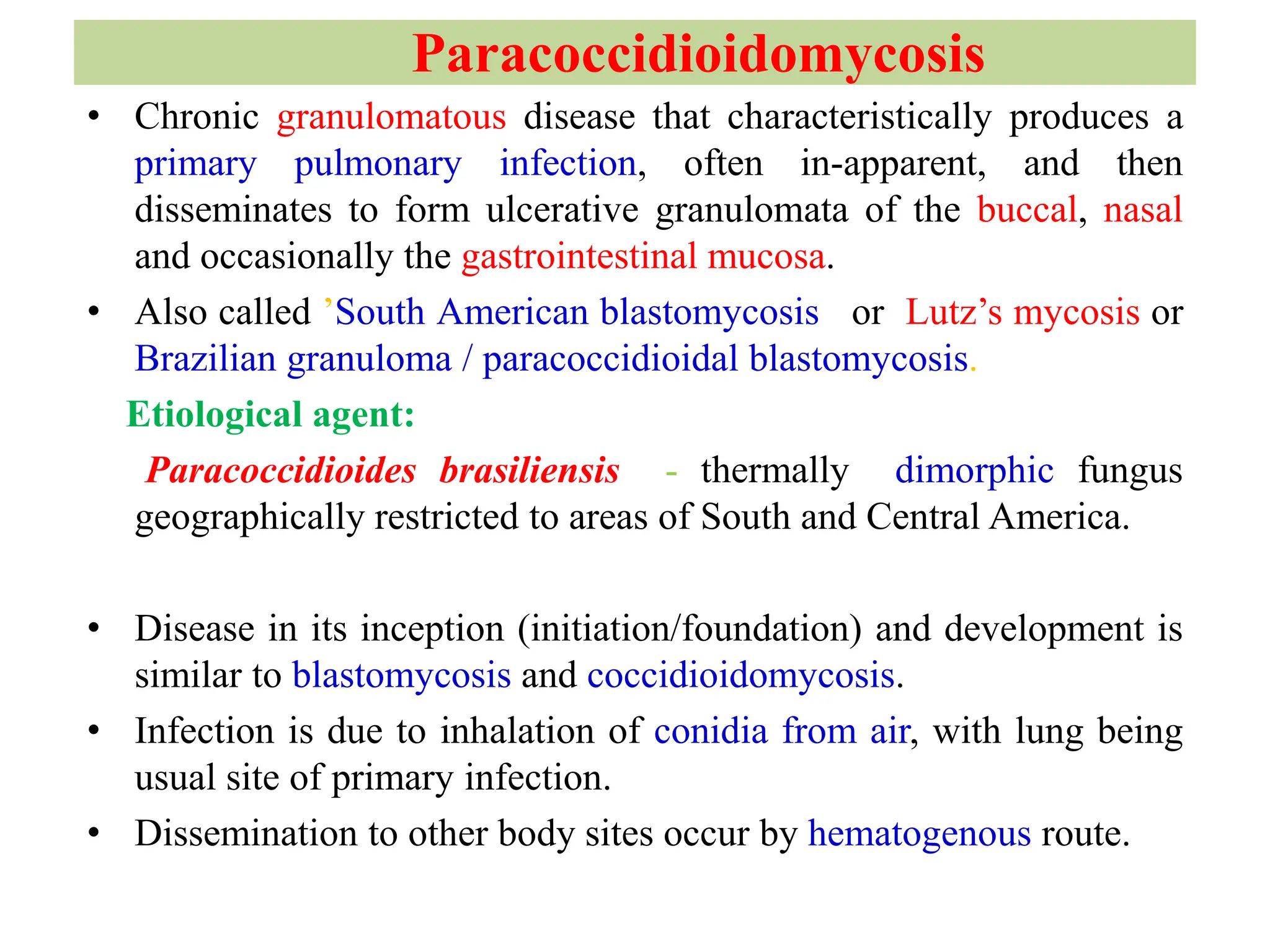 Coccidioidomycosis and Paracoccidioidomycosis | PDF