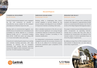 Lantrak Environmental Solutions Brochure | PDF