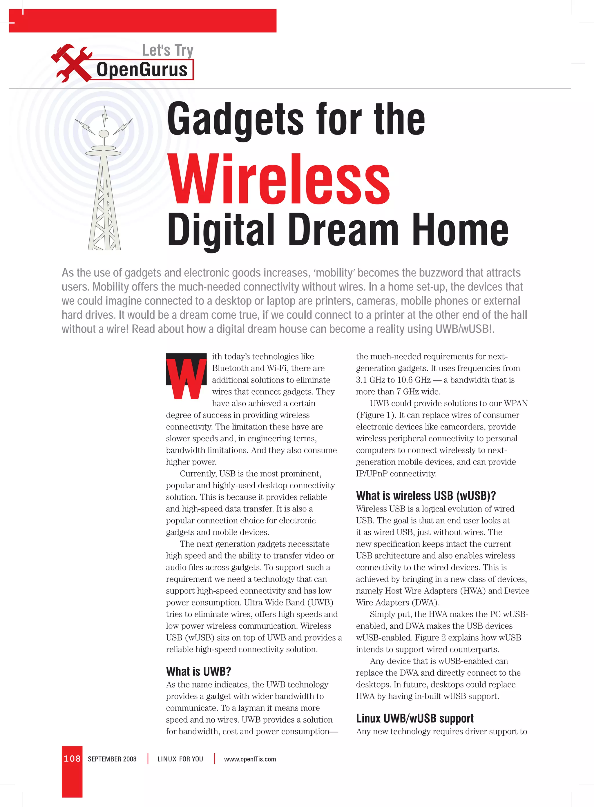 UWB Wireless | PDF