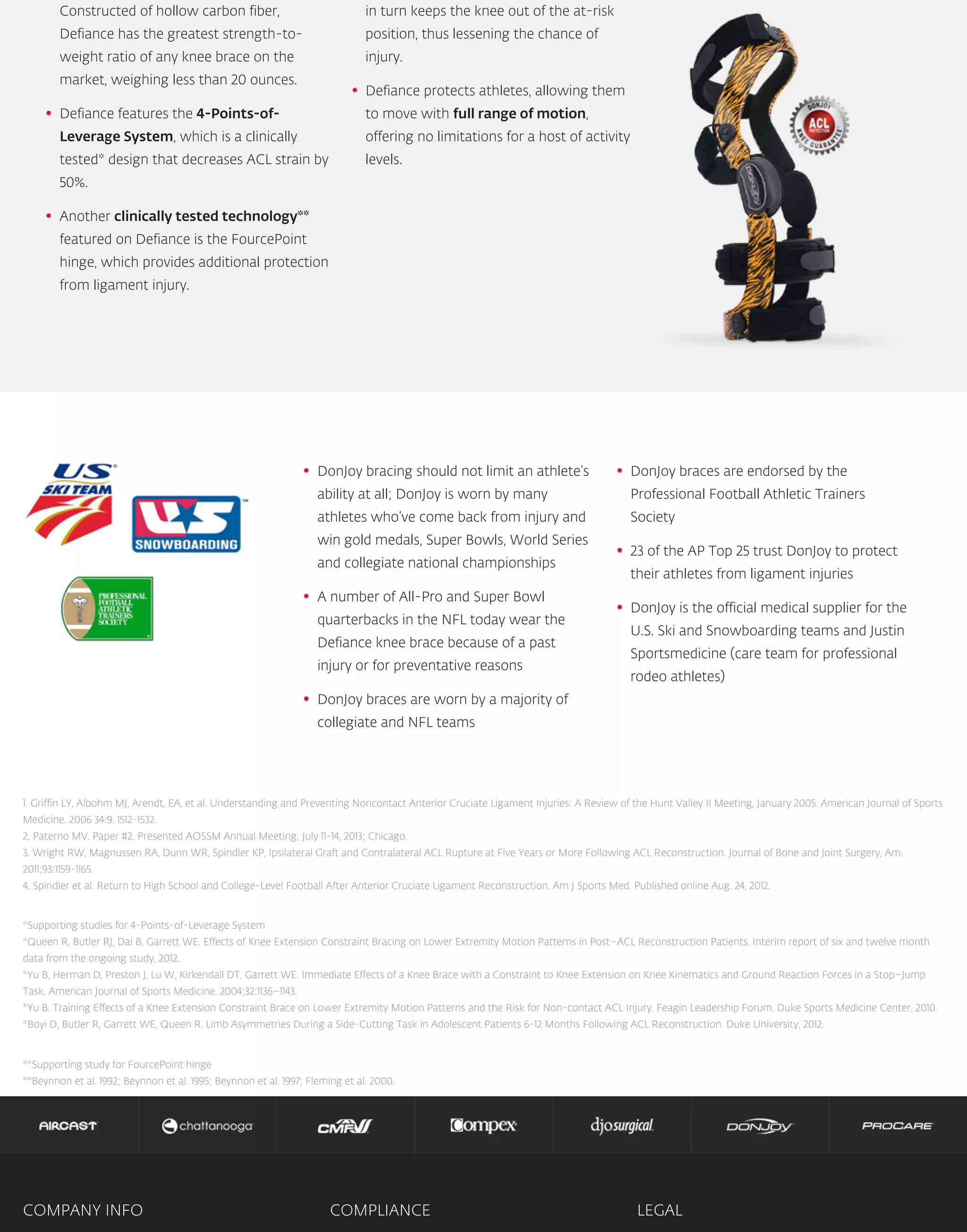 ACL Bracing - Helping With Prevention, Protection & Healing | DJO ...